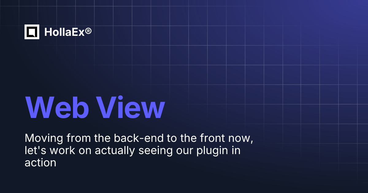 Web View | HollaEx®